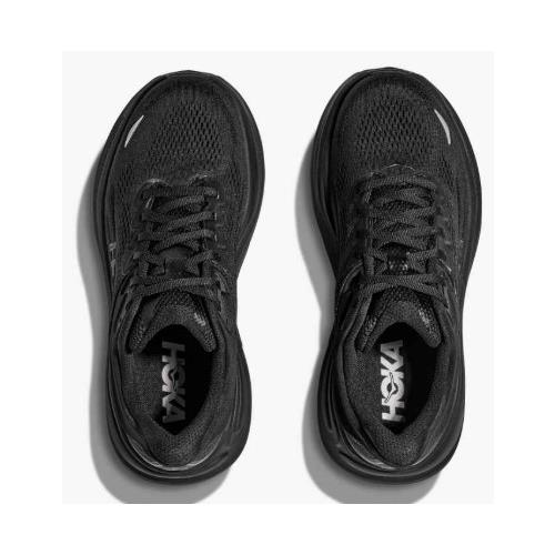 Hoka One One Bondi 9 Men's Wide EE Black, Black 1162013 BBLC